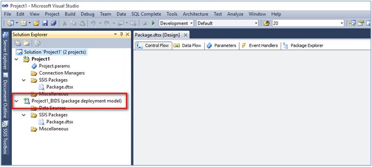 Creating Your First Sql Server Integration Services Ssis Project